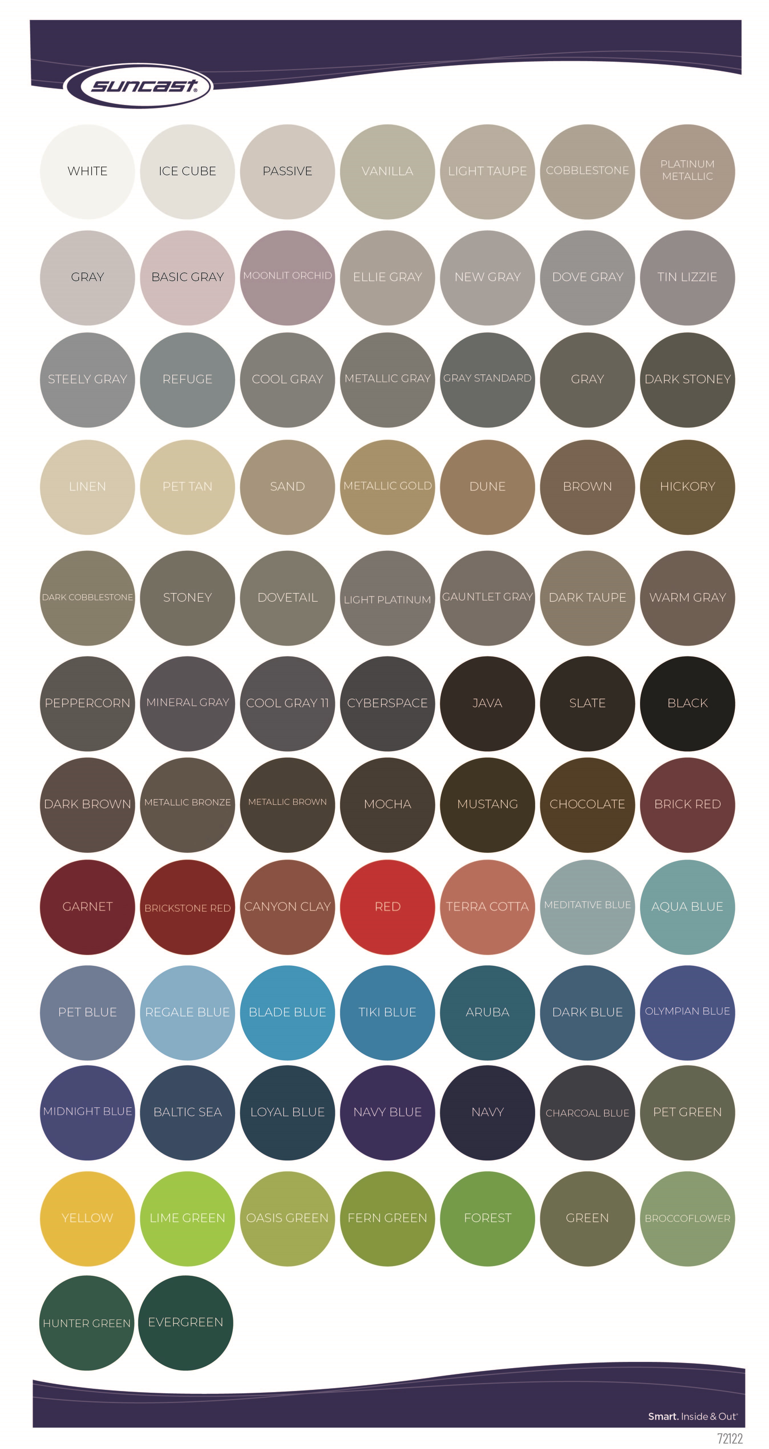 Color Swatches – Suncast